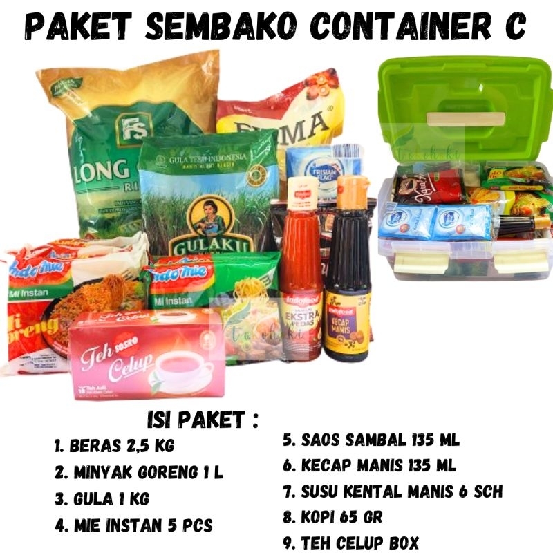 Jual PAKET SEMBAKO CONTAINER | Shopee Indonesia