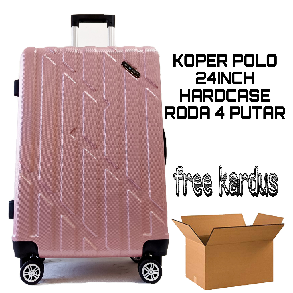 Jual koper 24 inch polo 811 koper fiber koper bagasi koper besar koper ...