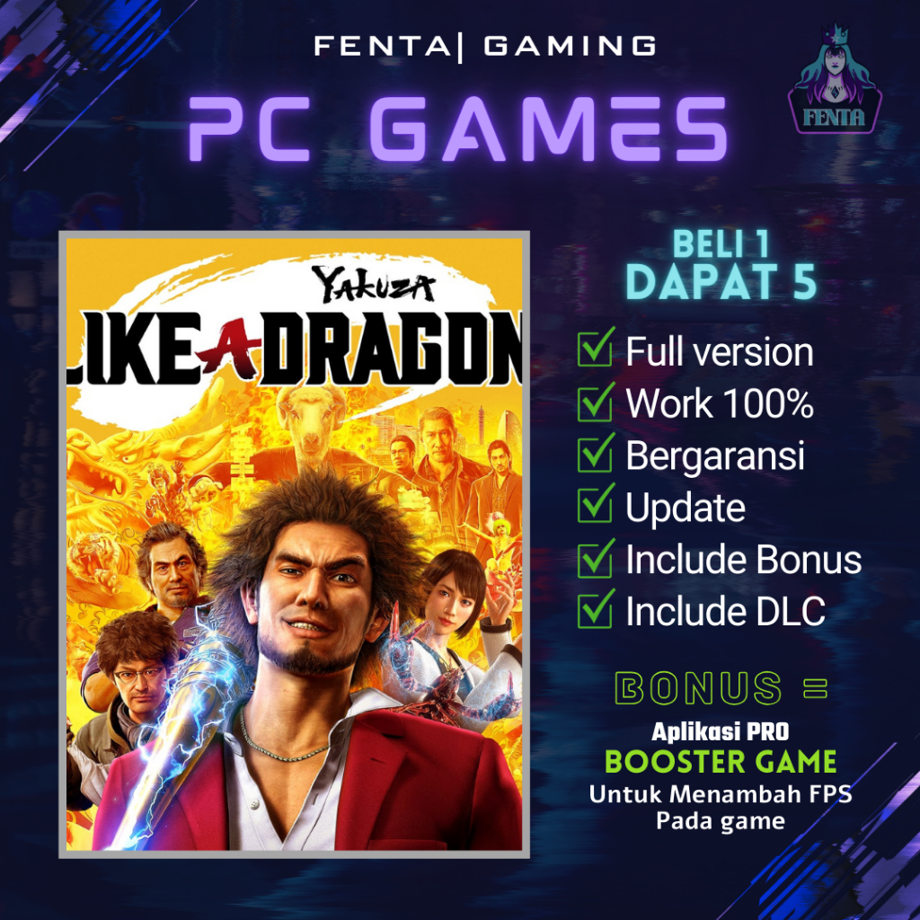 Jual Yakuza Like A Dragon Legendary Hero Edition Game Pc Game