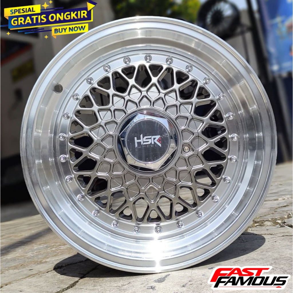 Jual velg bbs r15 celong hsr rs lebar 7/8 bisa untuk Brio, jazz, vios, city dll | Shopee Indonesia