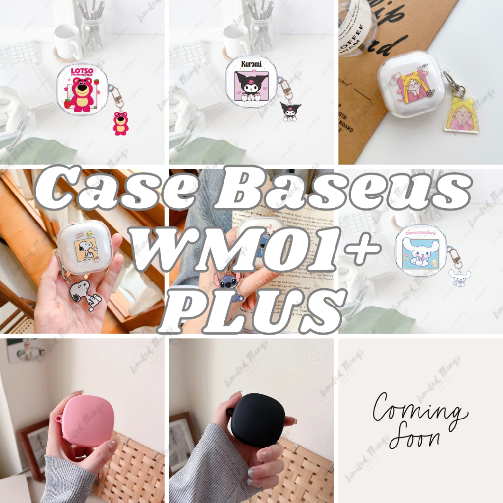 Jual SOFT CASE untuk Baseus Encok WM01 PLUS 01 Plus Case Character ...