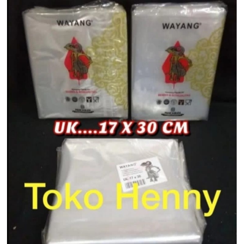 Jual PLASTIK PP WAYANG UKURAN 17 X 30 BERAT SEKITAR 500 GRAM | Shopee ...