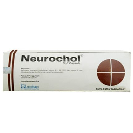 Jual Neurochol 50 Kapsul - Multivitamin Vitamin B E & Lecithin | Shopee ...