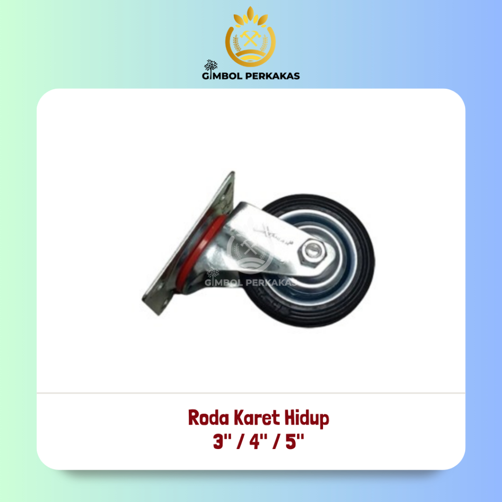 Jual Roda Karet Hidup | Roda Karet SSS | Roda Karet Triple S | Shopee ...