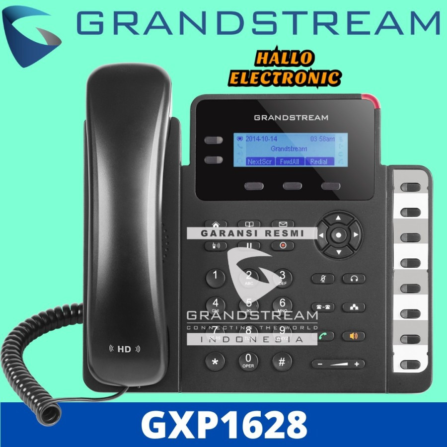 Jual Grandstream IP Phone GXP1628 Gigabit PoE - Produk USA, Harga China ...
