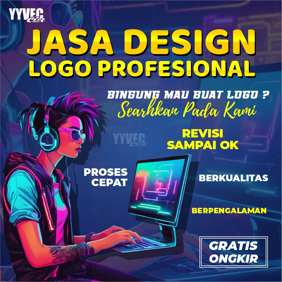Jual Jasa Desain Logo Profesional, Design Logo Premium untuk usaha ...
