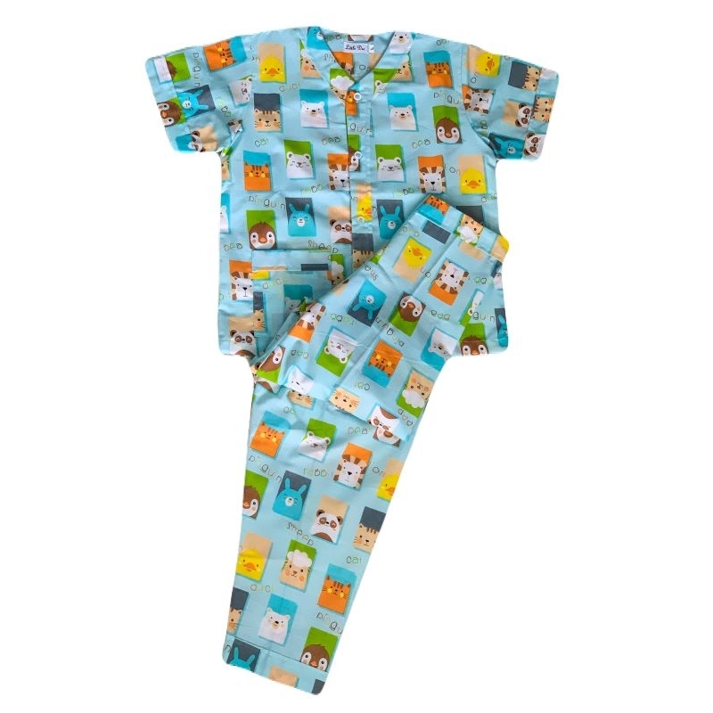 Jual Little Dee Piama Anak Katun / Piama Anak Lucu Unisex | Shopee ...