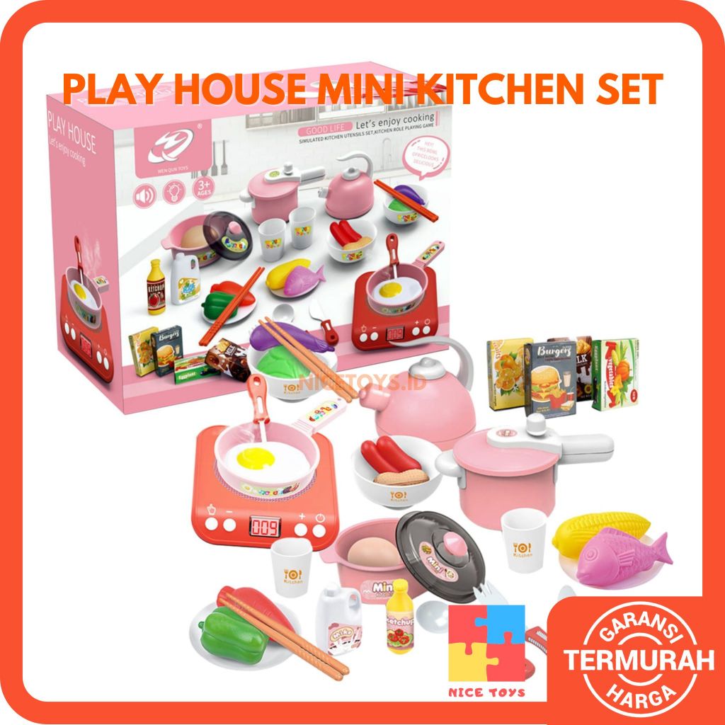 Jual Play House Mini Kitchen Set Anak Mainan Masak Masakan Anak ...