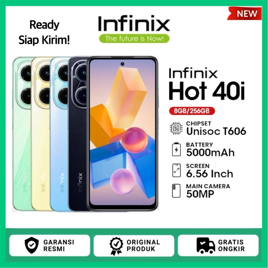 Jual Infinix Hot 40i 8/256 GB Garansi Resmi | Shopee Indonesia