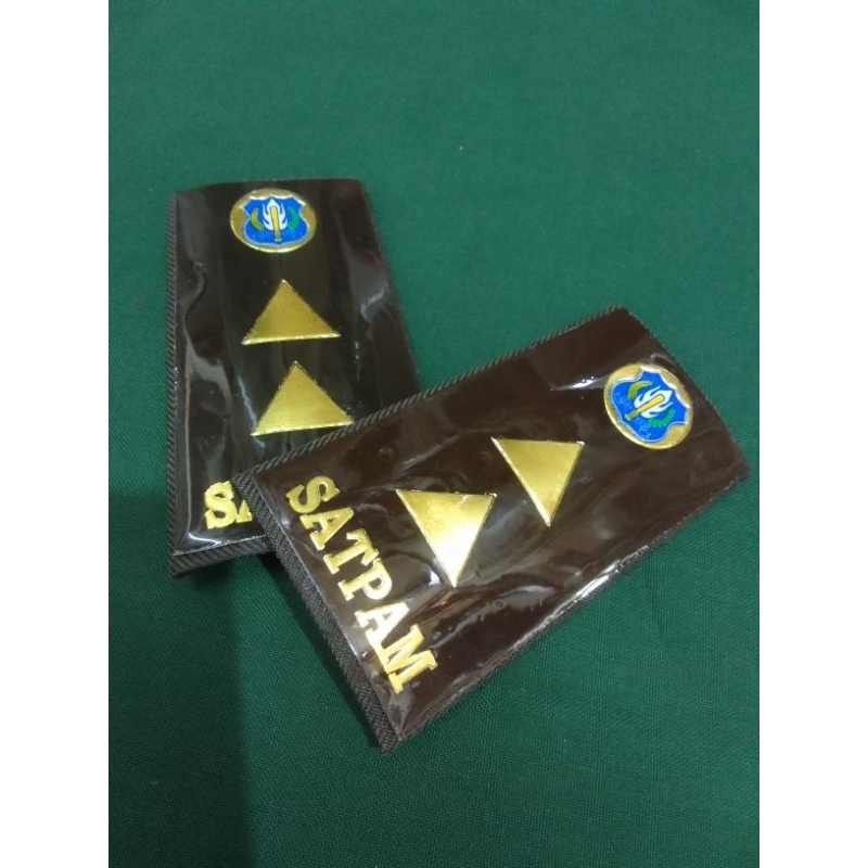 Jual pangkat satpam kuning Viber segitiga dua | Shopee Indonesia