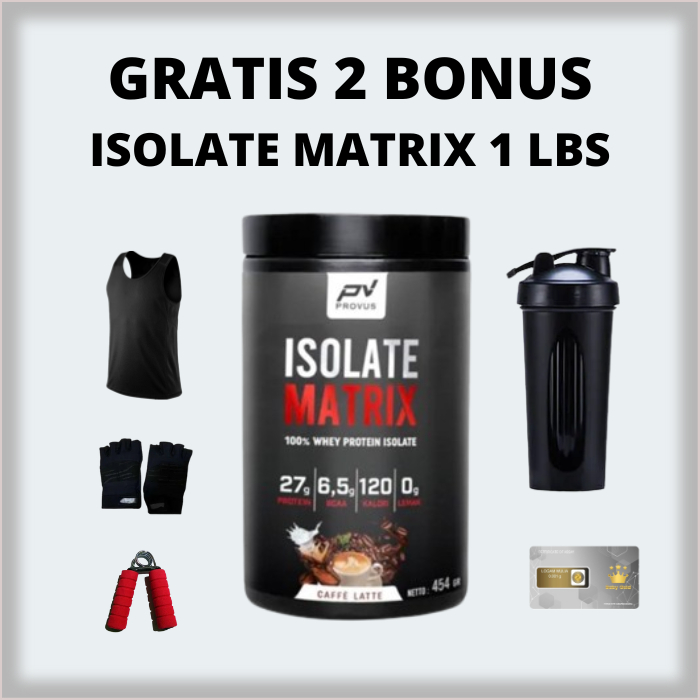 Jual Provus Isolate Matrix 450 gram 1 lb Susu Whey Protein Isolate ...