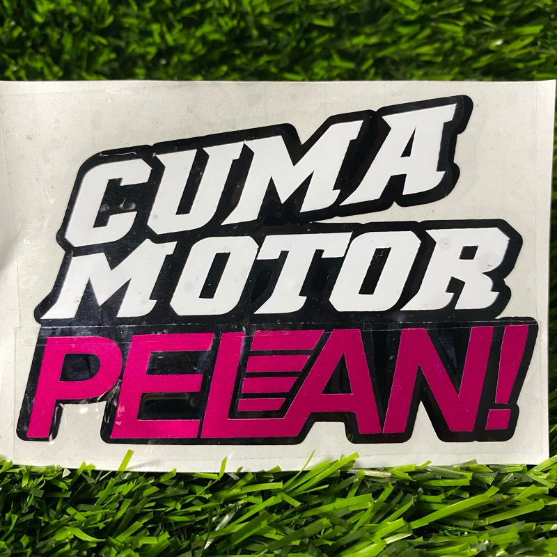 Jual Stiker Cuma Motor Pelan sticker cutting motor | Shopee Indonesia