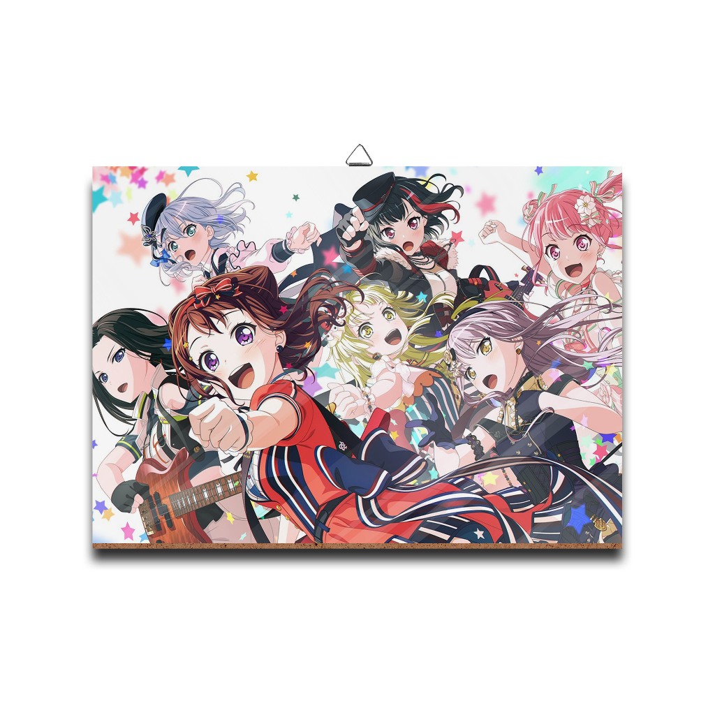 Jual Poster dinding kayu anime BANG DREAM SINGER VOCAL - BANG DREAM ...