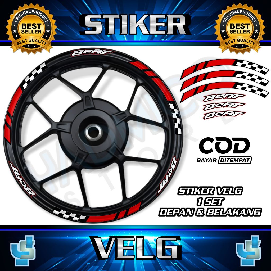 Jual Stiker Velg - Sticker Velk - Cutting Lis Velg - Stiker Velg Motor ...