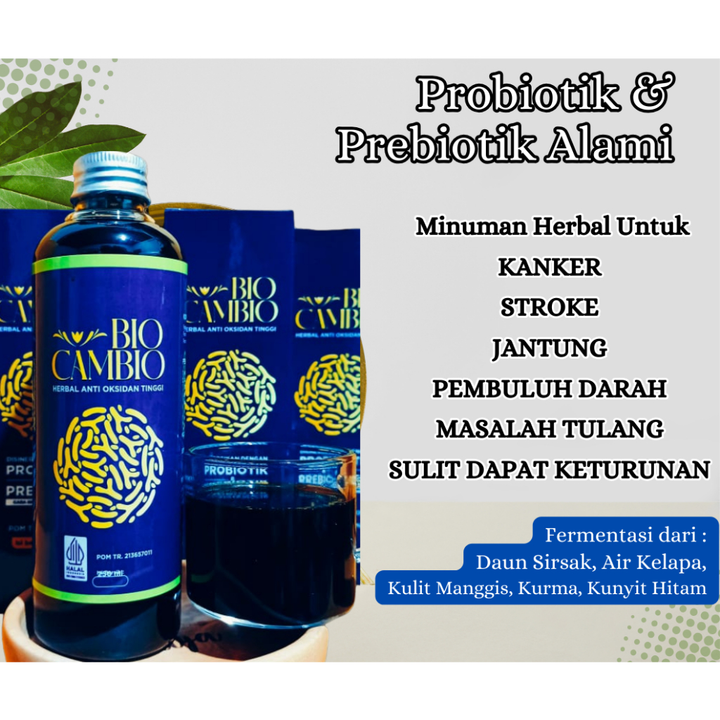 Jual Bio Cambio Herbal Kanker Stroke Sakit Jantung Pembuluh Darah Sulit ...