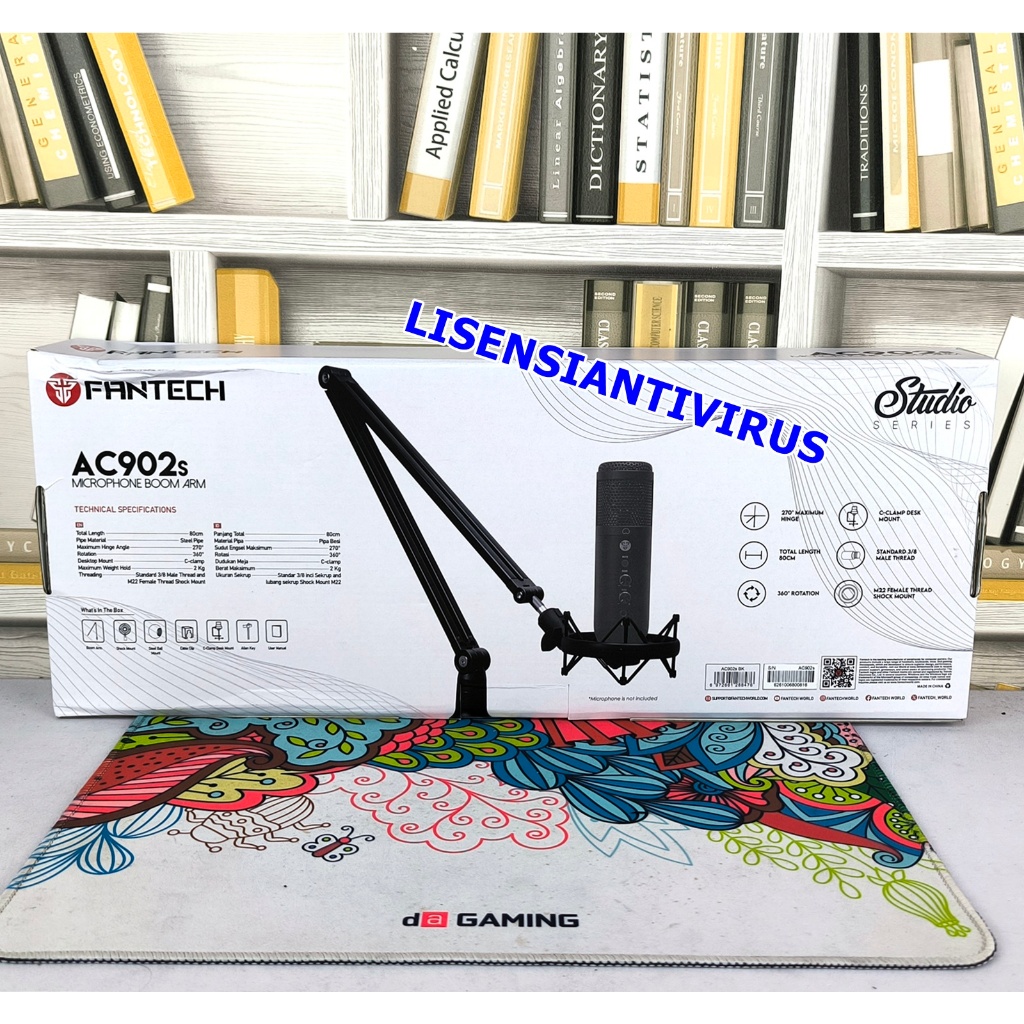 Jual Fantech Stand Mic Meja Boom Arm Adjustable AC902S for LEVIOSA ...