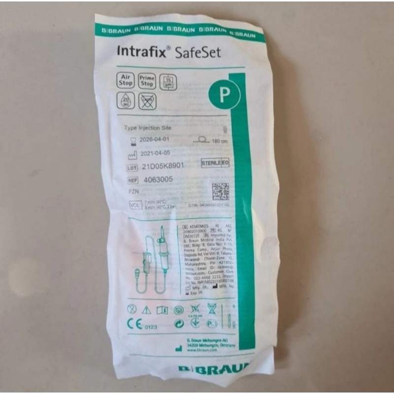 Jual Intrafix safeset B Braun/ Safeset intrafik B braun | Shopee Indonesia