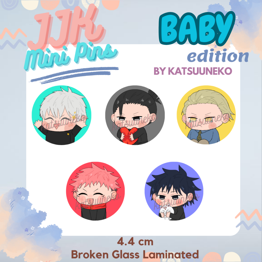 Jual [PRE-ORDER] JJK ★ Jujutsu Kaisen Baby Edition Mini Pins ★ Bros ...