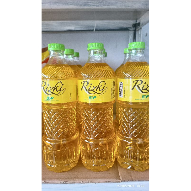 Jual minyak goreng rizki BKP 850ml 1 krat isi 12pcs | Shopee Indonesia