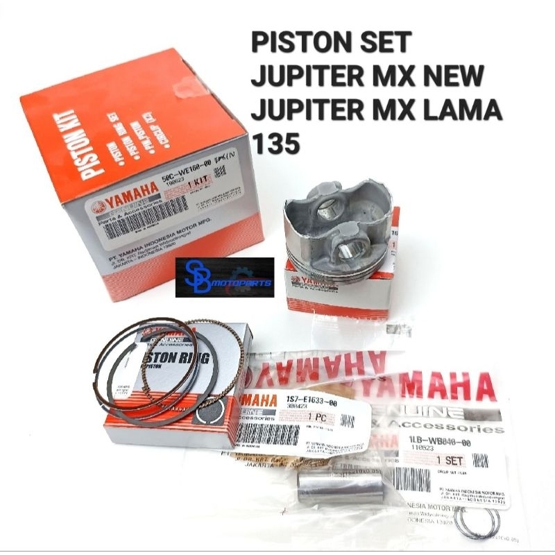 Jual PISTON KIT SET JUPITER MX NEW 135 JUPITER MX 135 LAMA ASLI ORISNIL ...