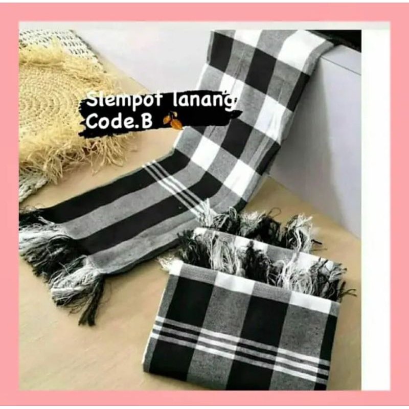 Jual slempot poleng Lanang | Shopee Indonesia