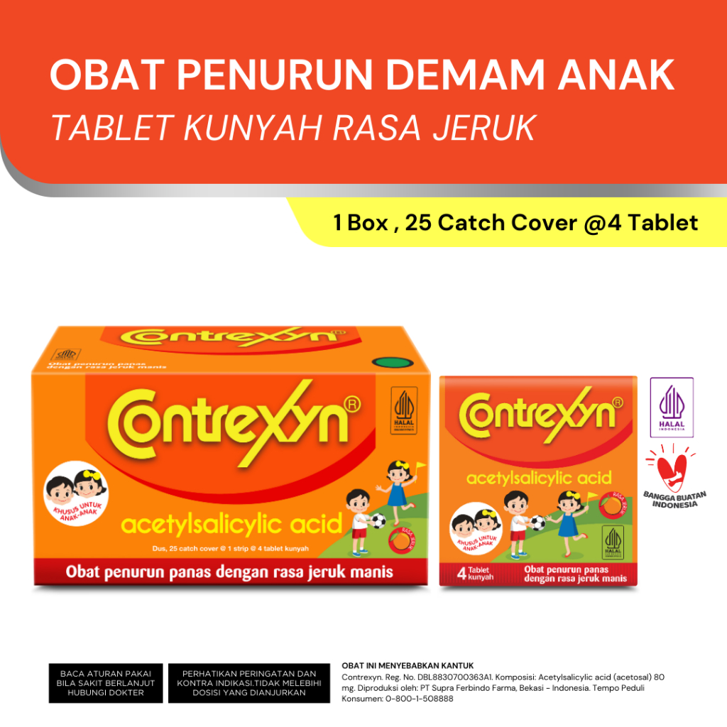 Jual Contrexyn Tablet (1 Folding Box isi 25 Strip) [Exp : 02.2027 ...