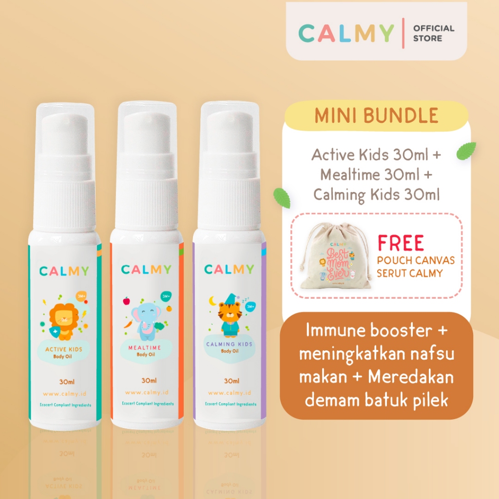 Jual Calmy Paket Mini Bundle - Calming 30ml - Mealtime 30ml - active ...