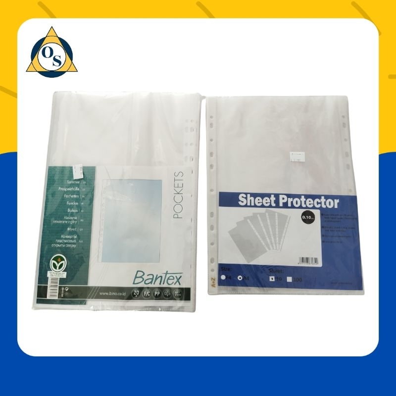 Jual SHEET PROTECTOR BANTEX DAN A+Z | Shopee Indonesia