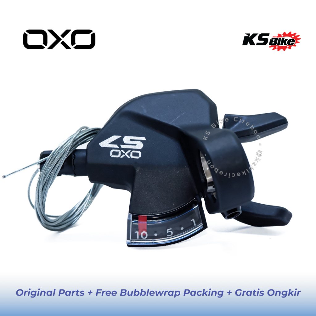 Jual Shifter Sepeda 3 10 Speed OXO S10 V5010 Gigi Sepeda Kiri Kanan Set ...