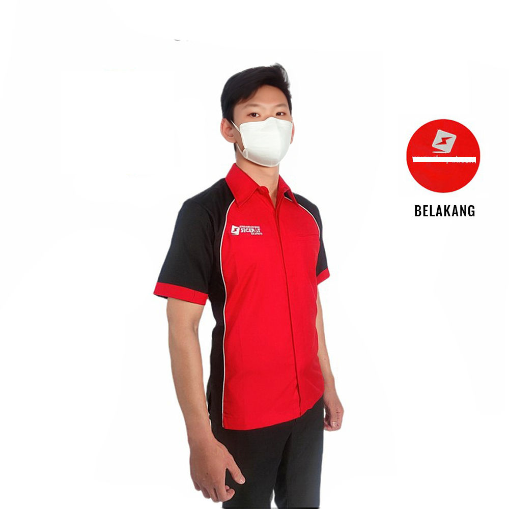 Jual Seragam Kerja Kantor Kemeja Kerja Pria Casual Sicepat Kemeja ...