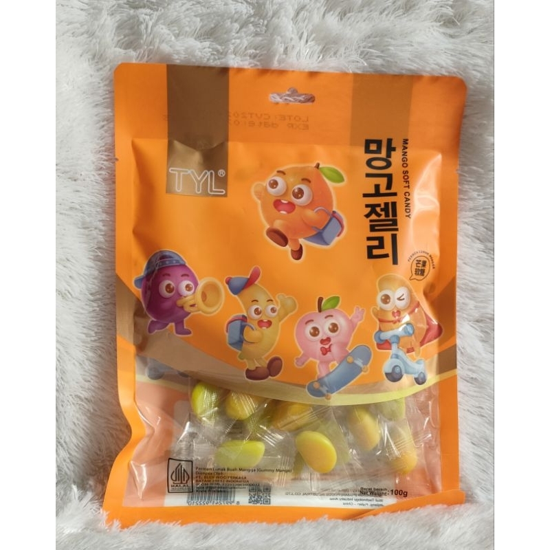 Jual TYL Fruits Soft Candy /Permen Jelly Rasa Buah 100 gr | Shopee ...