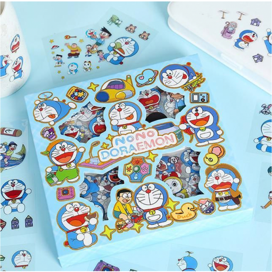 Jual STIKER DORAEMON ISI 100 LEMBAR SCRAPBOOK KOREA LUCU IMUT | Shopee ...