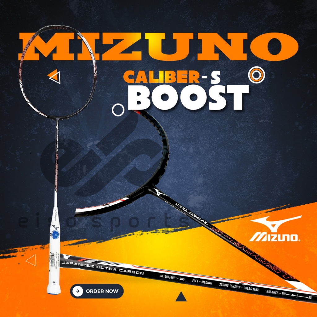 Jual Raket Badminton Mizuno Caliber S-Boost Bulutangkis | Shopee Indonesia