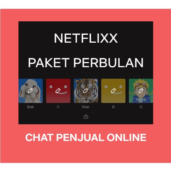 Jual NETFLIXX 1-5BULANN MURAH 4K NO VPN ANTI HOLD ANTI NIPU RESMI | Shopee Indonesia