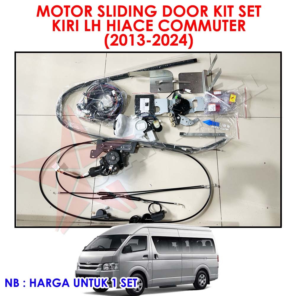 Jual MOTOR SLIDING DOOR KIT SET KIRI LH HIACE COMMUTER LEFT BAGIAN KIRI ...