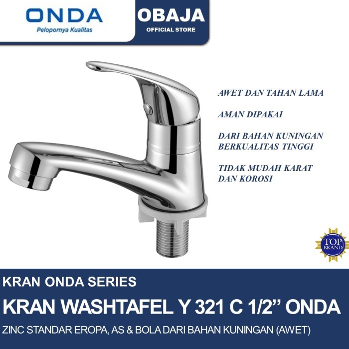 Jual Onda Kran Wastafel Y 321 C / Kran Cuci Tangan Premium Y 321 C Onda | Shopee Indonesia