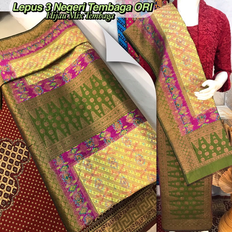 Jual Songket Lepus 3 Negeri Tembaga ORI-Asli Tenun Tangan Palembang (Ilham Songket) | Shopee ...