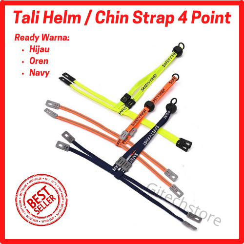 Jual Tali Helm 4 Point / Chinstrap / Tali Dagu Helm Safety Proyek ...