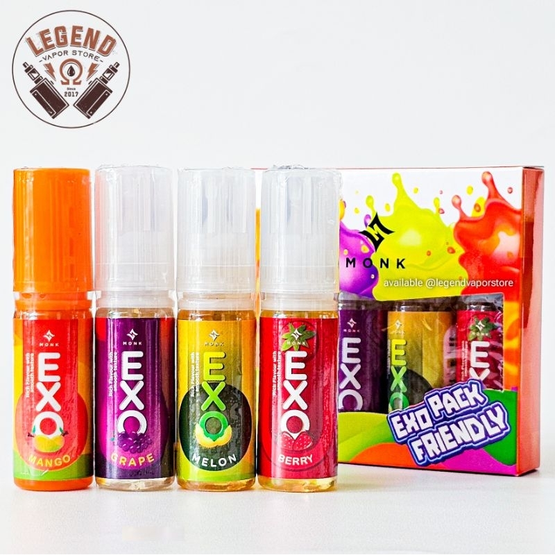 Jual SALT NIC - LIQUID EXO PACK FRIENDLY 15ML X 4 3MG AUTHENTIC ...