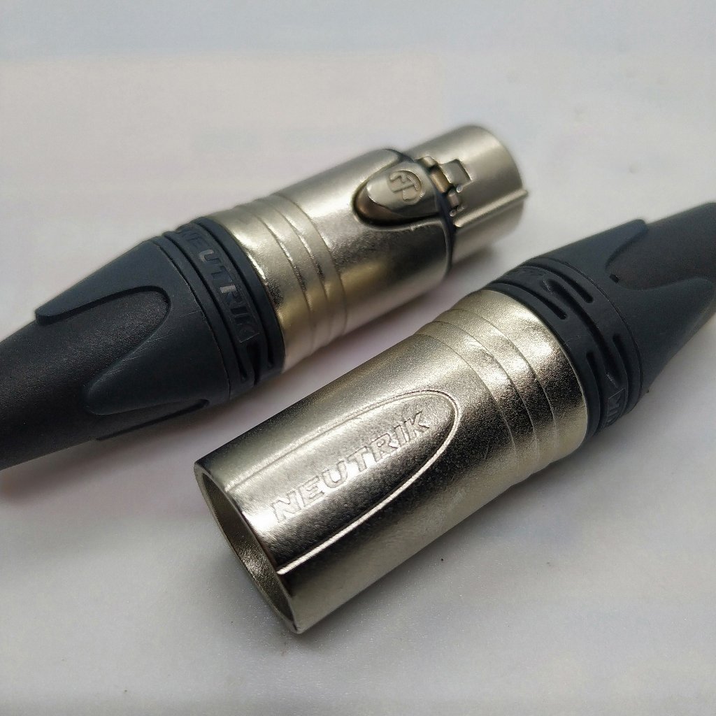 Jual Original Neutrik Jack Canon XLR 3 Pin Female NC3FXX Ada Male juga ...