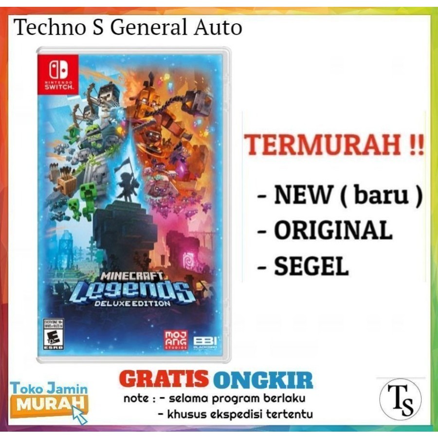 Jual Nintendo Switch Minecraft Legends Legend Deluxe Edition | Shopee ...
