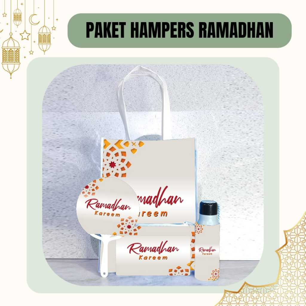 Jual Hampers Ramadhan Kareem / Souvenir Parcel Ramadhan Custom Printing ...