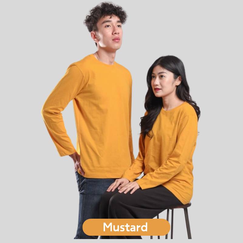 Jual Kaos Polos Lengan Panjang Catton Combed Premium - Kaos Lengan ...
