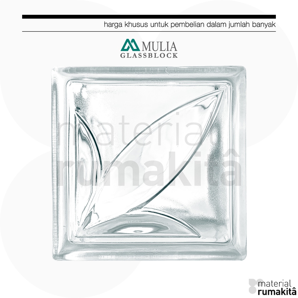 Jual GLASS BLOCK MULIA CLEAR / GLASSBLOCK DINDING - Satuan | Shopee ...