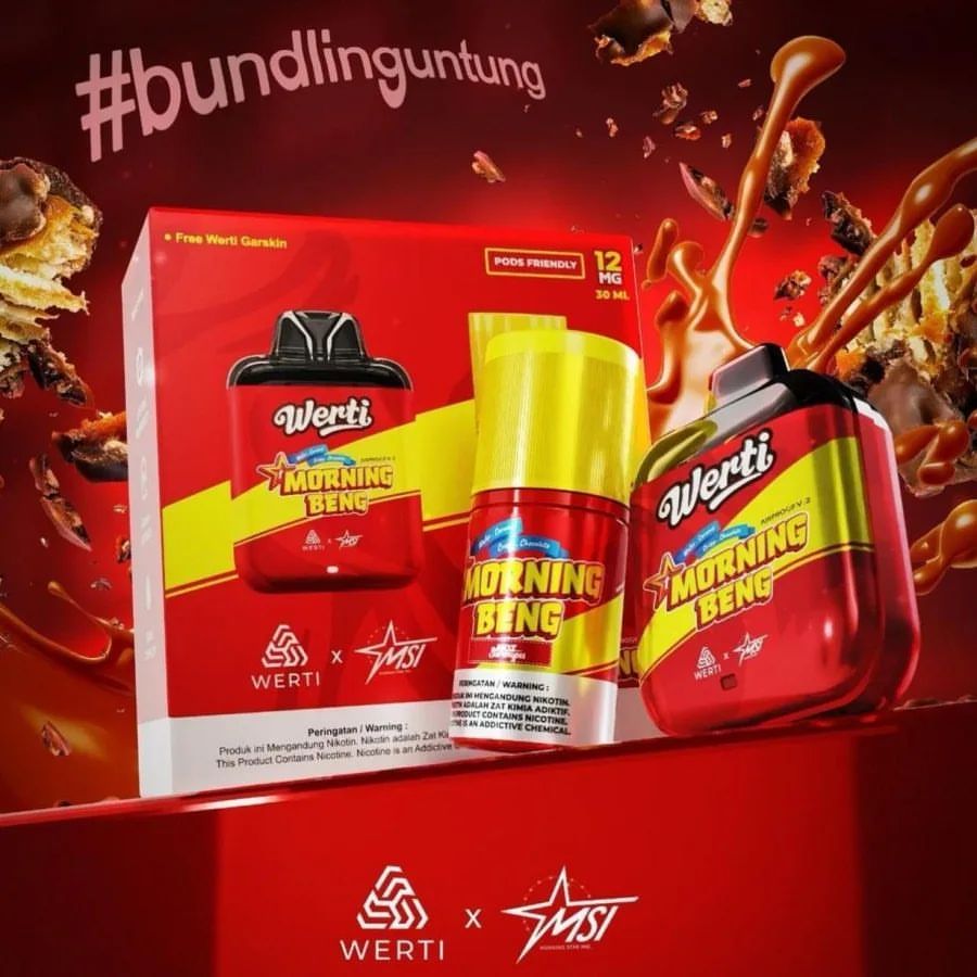 Jual Morning Beng Pods Bundling - (Werti Pod + Cartridge + Lanyard ...