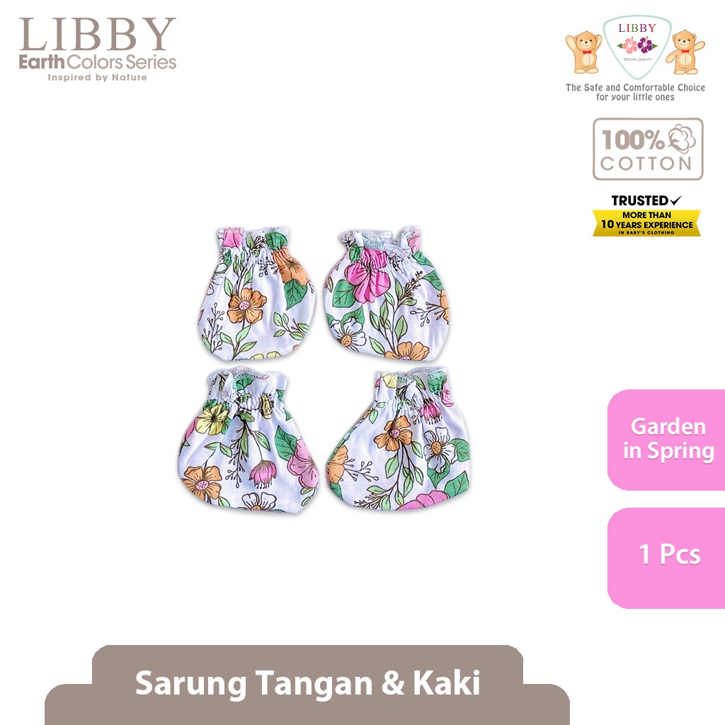 Jual LIBBY Earth Sarung Tangan & Kaki Motif Rocco Girl (1Pcs) | Shopee Indonesia