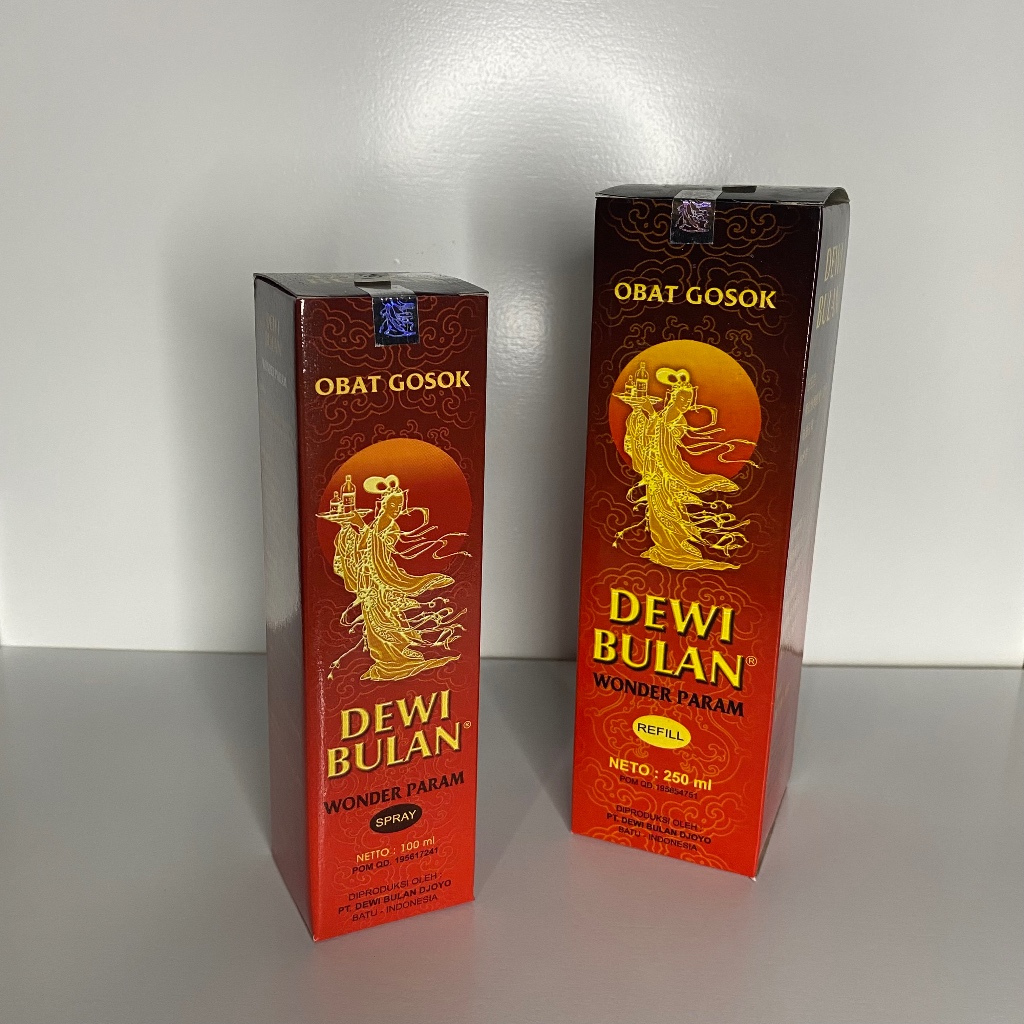 Jual Obat Gosok Wonder Param Cap Dewi Bulan spray 100ml dan refill ...
