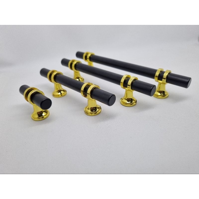 Jual Handle pipa aluminium Black list gold - 1pcs | Shopee Indonesia