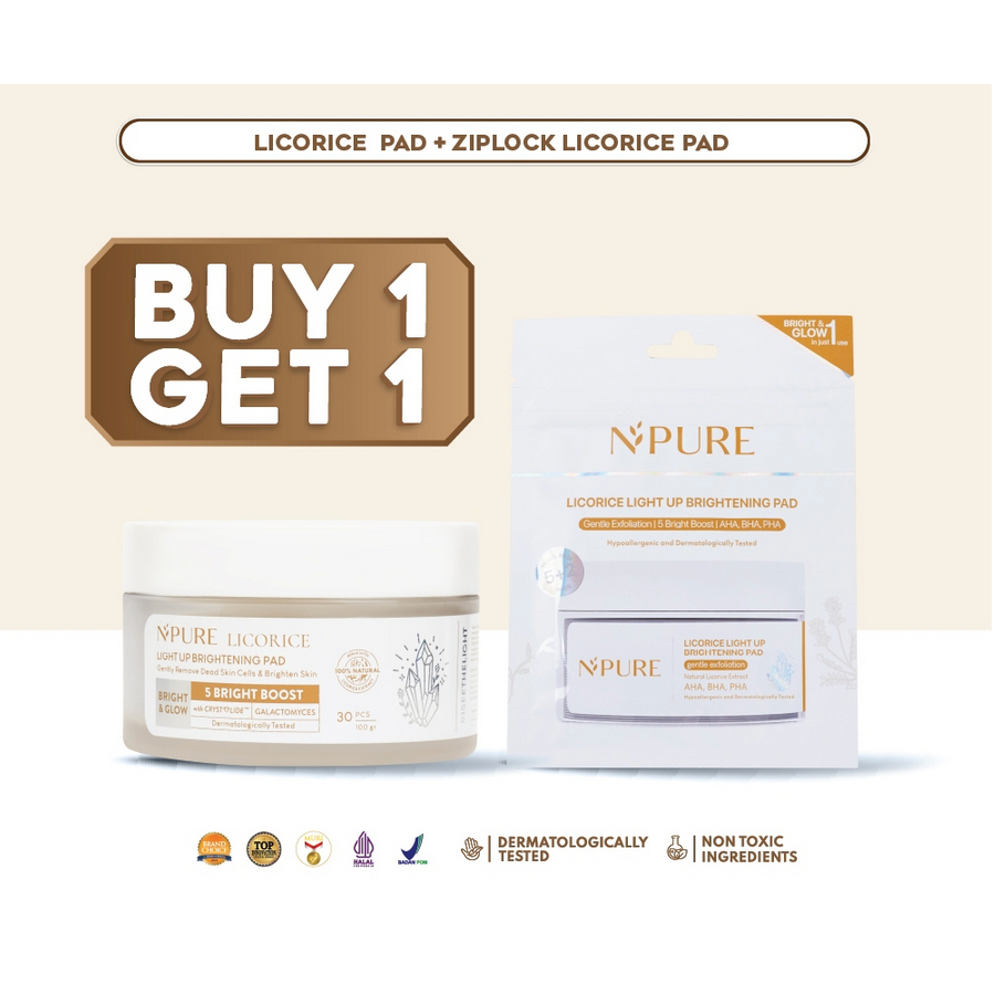 Jual N'PURE NPURE Licorice Bring the Light Cleanser // Milky Spotlight ...