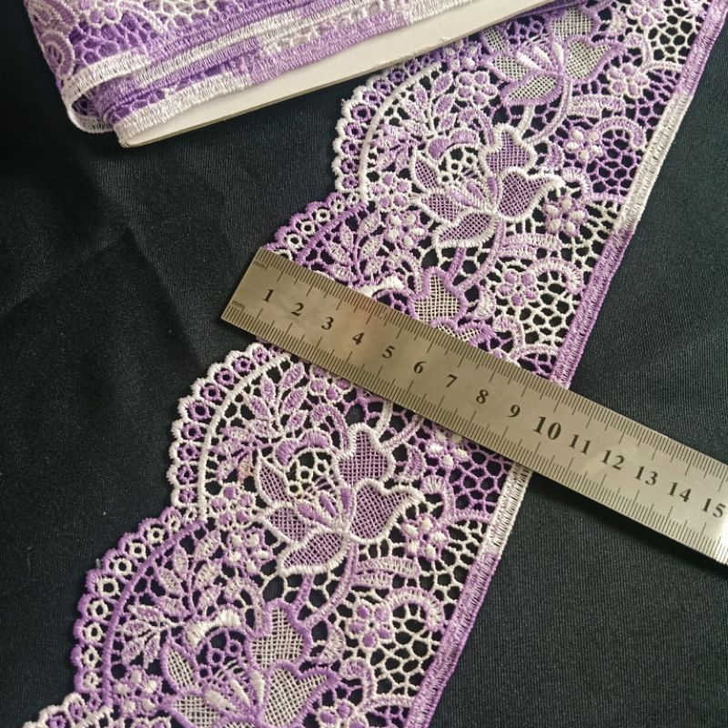 Jual renda jiper harga per meter lebar 10cm | Shopee Indonesia